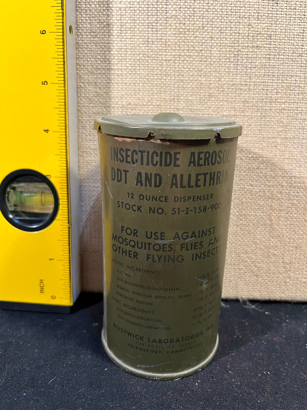 Civil Defense Insecticide Aerosol DDT and Allethrin WW2 - Etsy