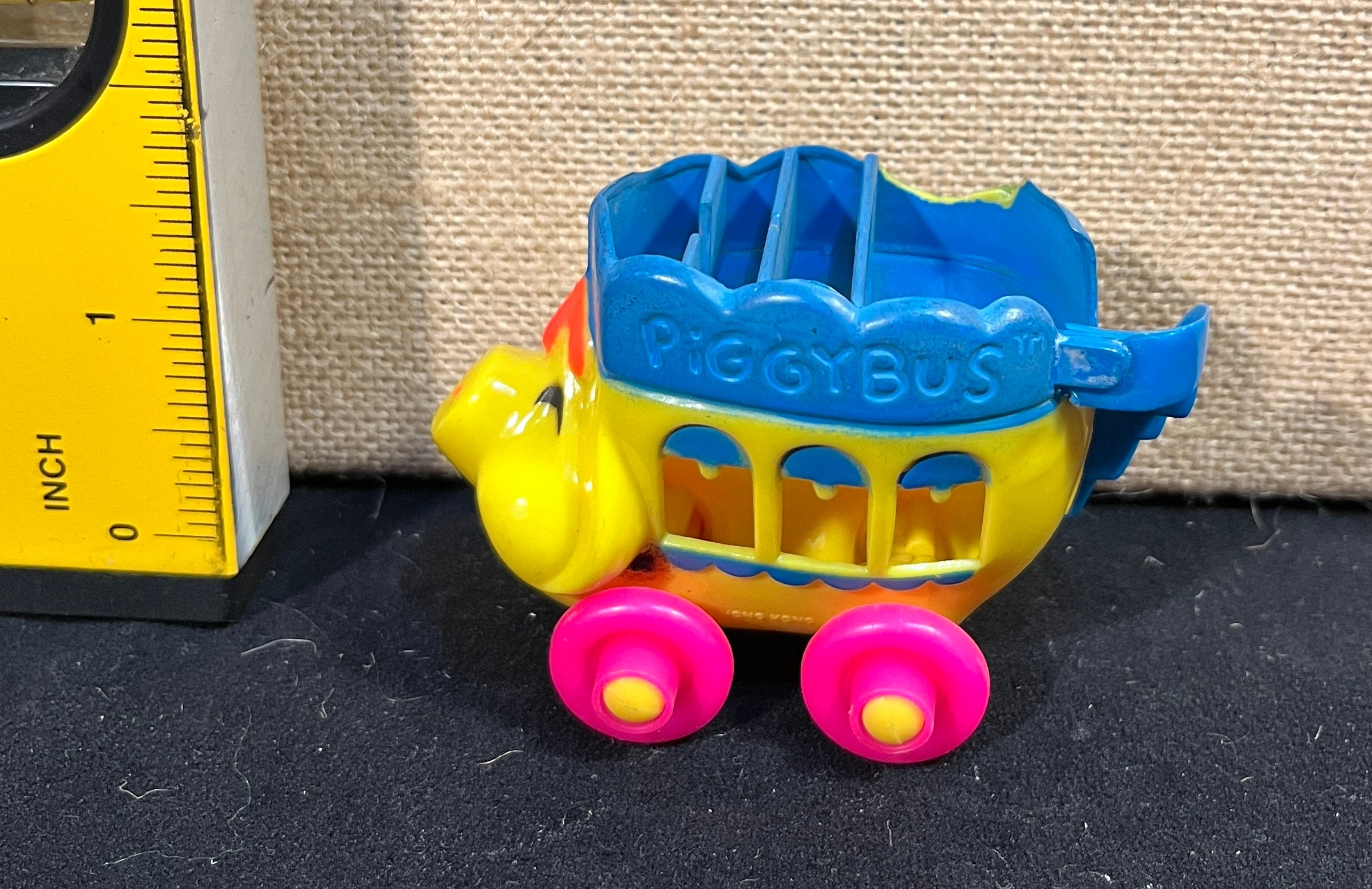 1969 Mattel Upsy Downsy Pudgy Fudgy Piggy Bus - Etsy