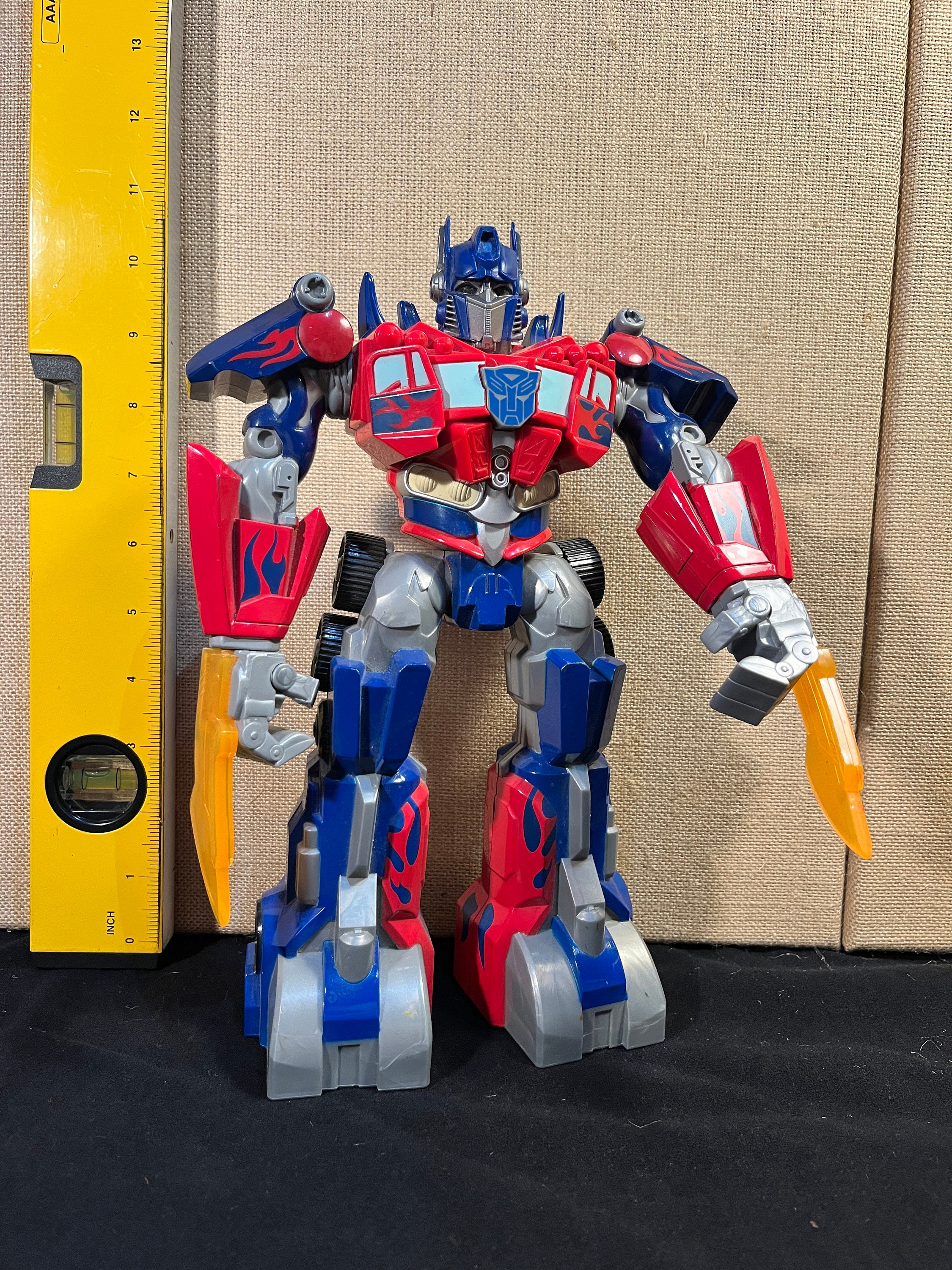 Transformers 12 Optimus Prime Power Bots Talking Light up Figure Hasbro ...