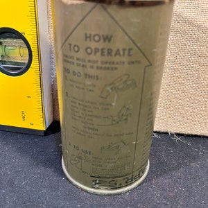 Civil Defense Insecticide Aerosol DDT and Allethrin WW2 - Etsy