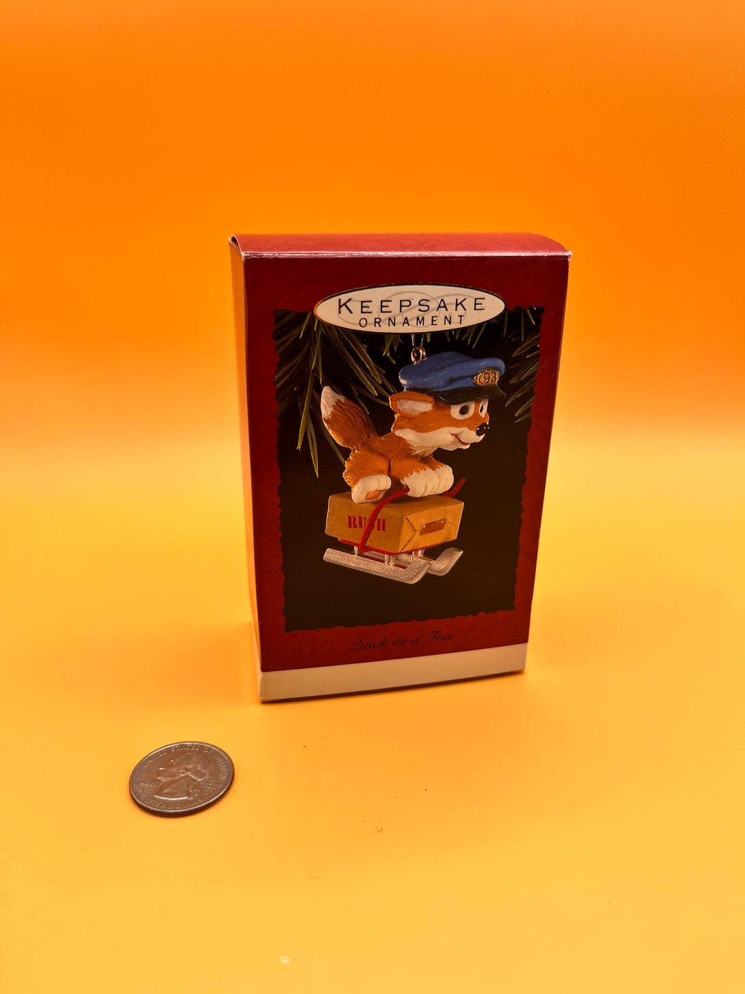 1993 Quick as a Fox 1993 Hallmark Keepsake Ornament QX5792 - Etsy