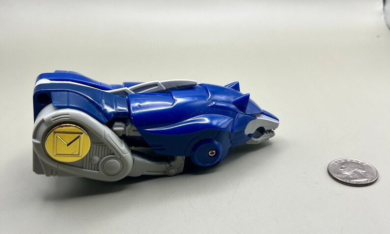 Vintage Bandai Power Rangers Ninja Megazord Blue Wolf Zord - Etsy