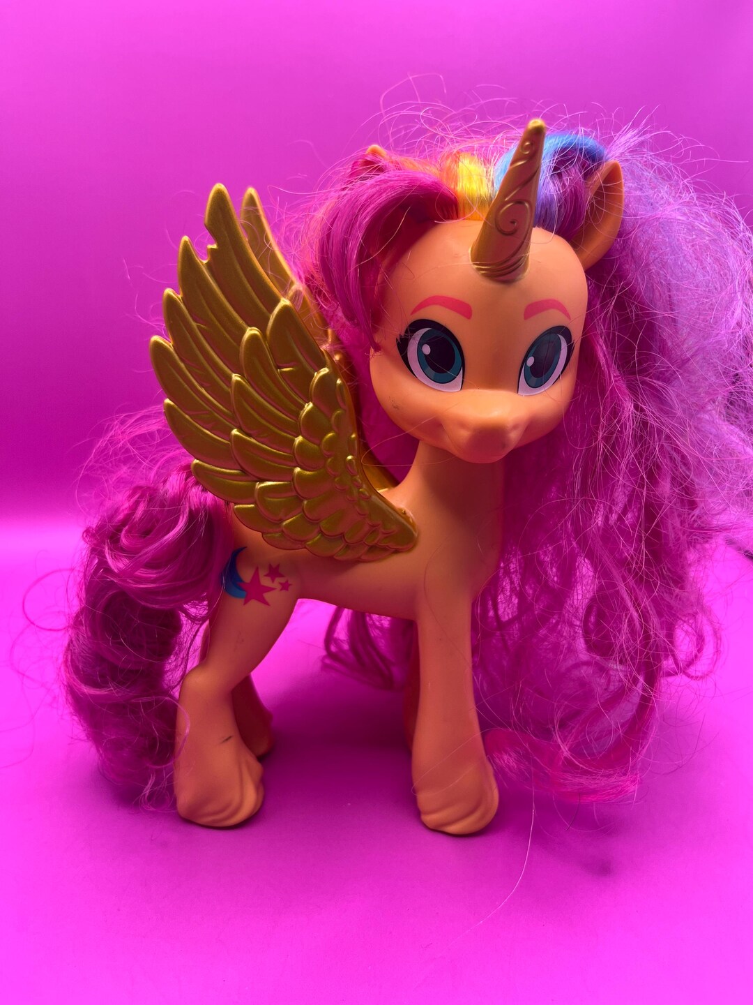 My Little Pony Sparkling Generations 6" Sunny Starscout Gold Wings ...