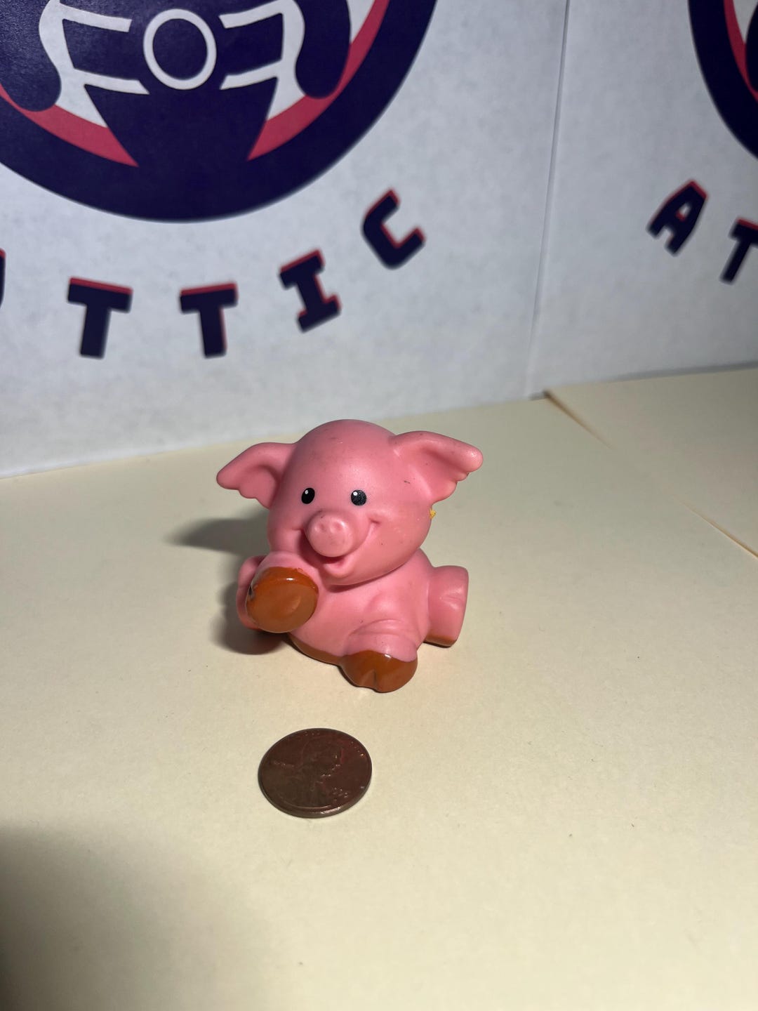 Fisher Price, Mattel Little People 2007 Pink Muddy Pig Vintage Toy Farm ...