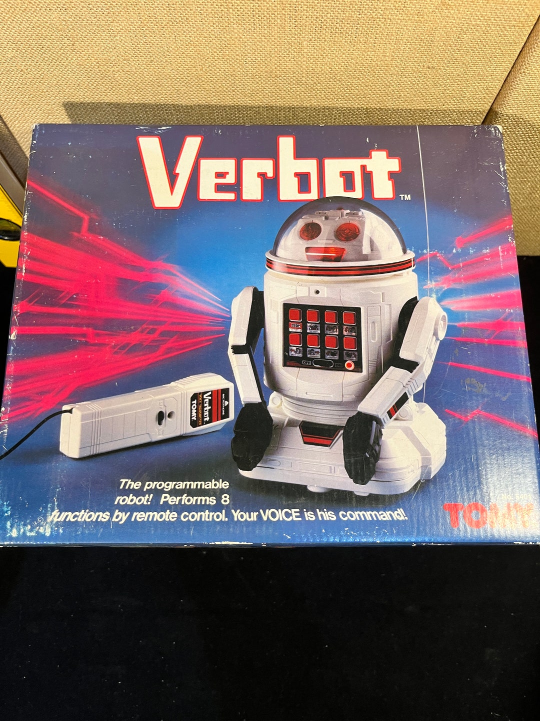 Verbot Tomy Robot Voice Operated Remote Controlled Robot From 1984 ...