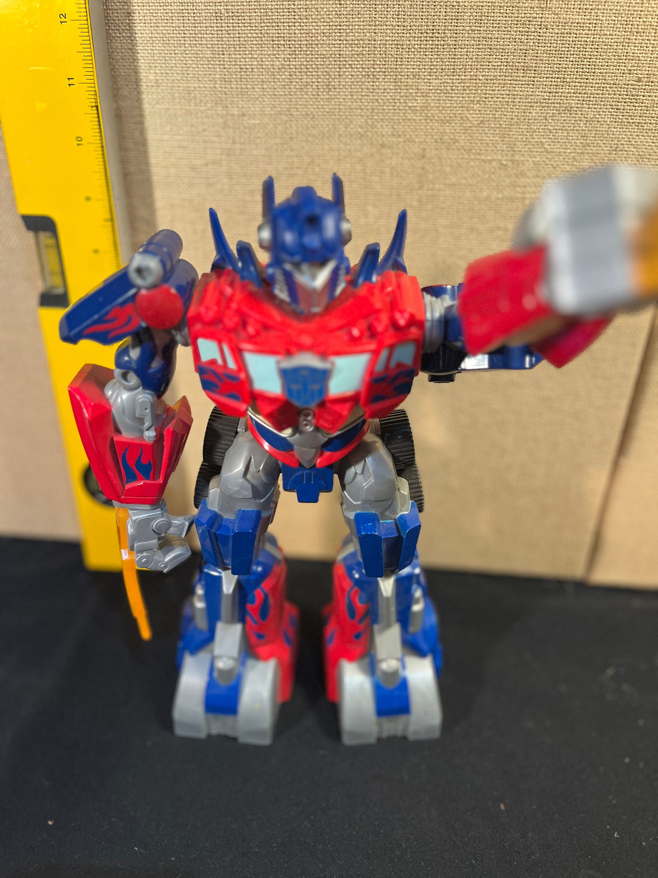 Transformers 12 Optimus Prime Power Bots Talking Light up Figure Hasbro ...
