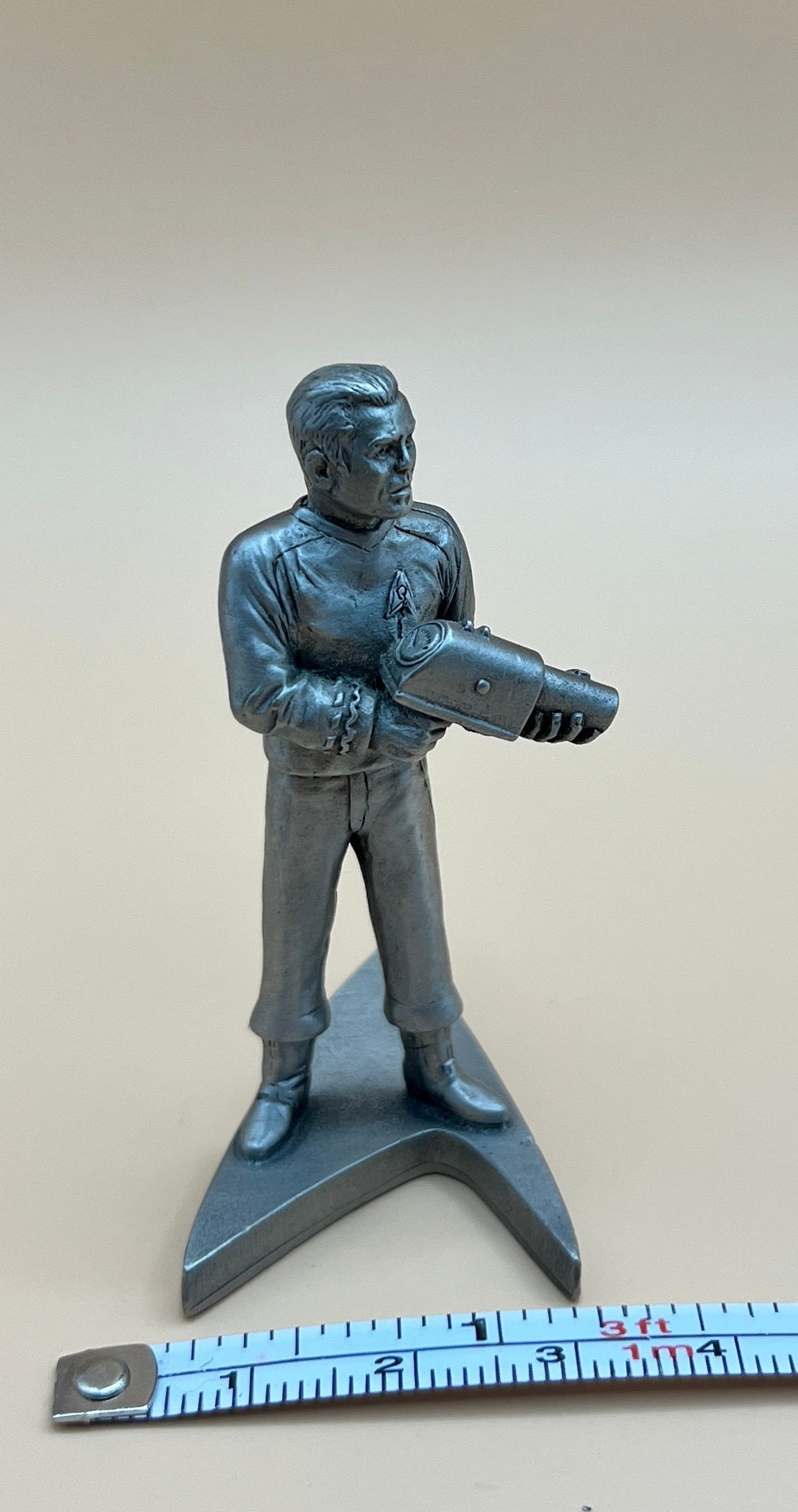 Rawcliffe Pewter Star Trek Chief Engineer Scott 1993 RF1770 Signed by S ...