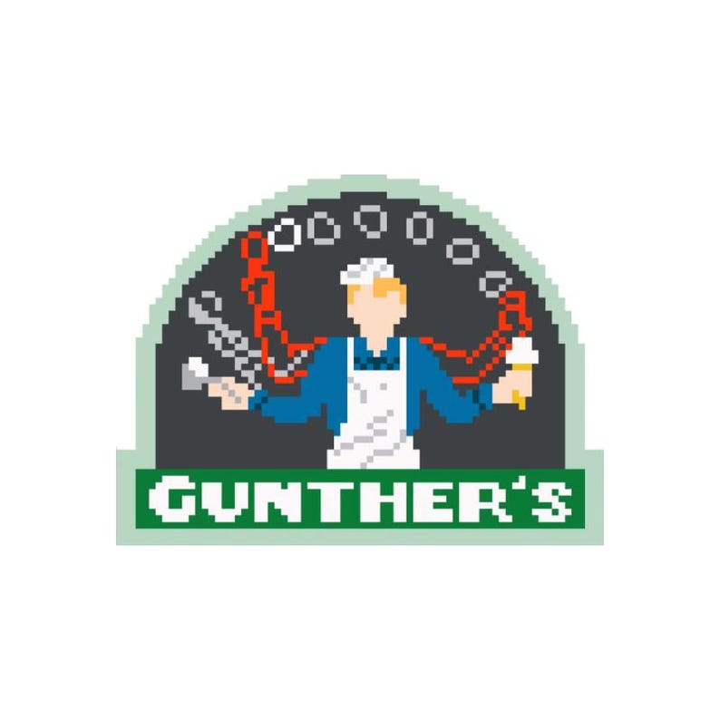Gunther’s Ice Cream Needlepoint Chart Digital Download - Etsy