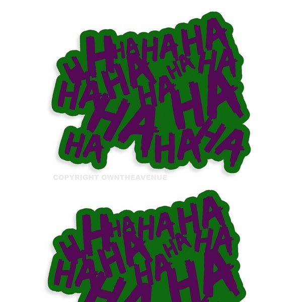 Joker Haha Car Decal - Etsy