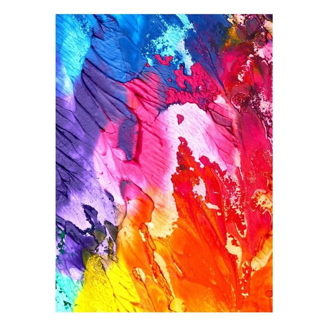 Paint Splatter Abstract Art Vinyl Wrap Sticker Sheet for Accessories ...