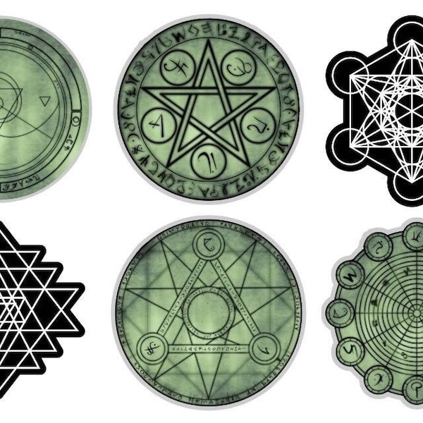 Sacred Geometry Sticker - Etsy
