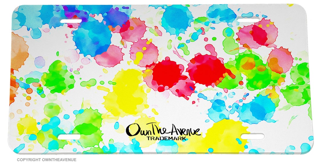 Paint Splatter Vinyl Print Art Pattern Artistic Artist Painter Style ...