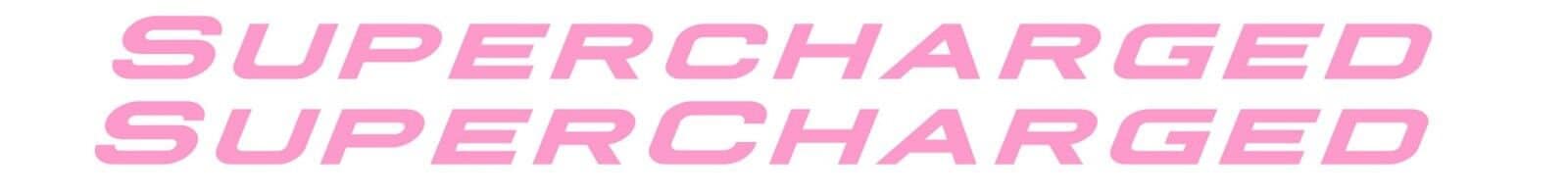 Supercharged 2 Pack / Lot of Two Vinyl Sticker Decals - Etsy