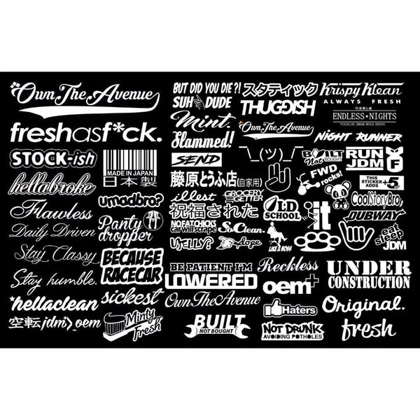 Jdm Stickers - Etsy