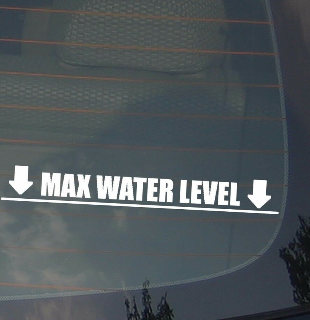 Max Water Level Sticker Decal off Road Vehicle Truck Suv Mud - Etsy