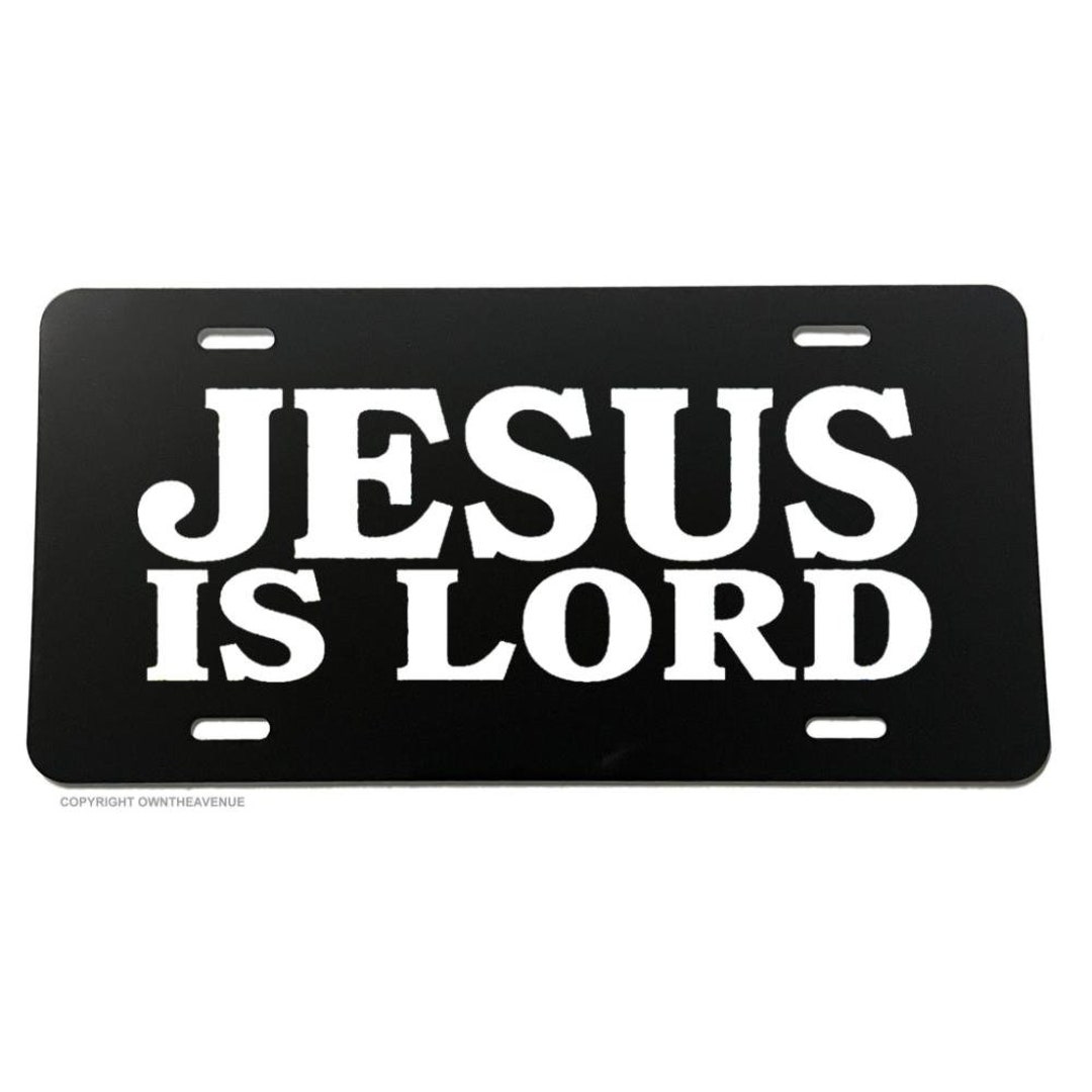 Jesus is Lord Christian Religious Religion License Plate Cover - Etsy