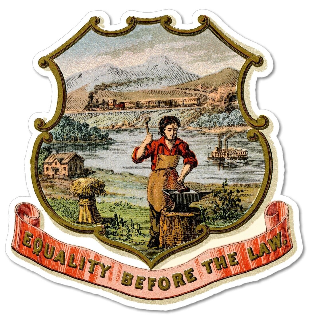 Nebraska Flag NE Neb Nebr Coat of Arms Sticker for Car Truck Window ...