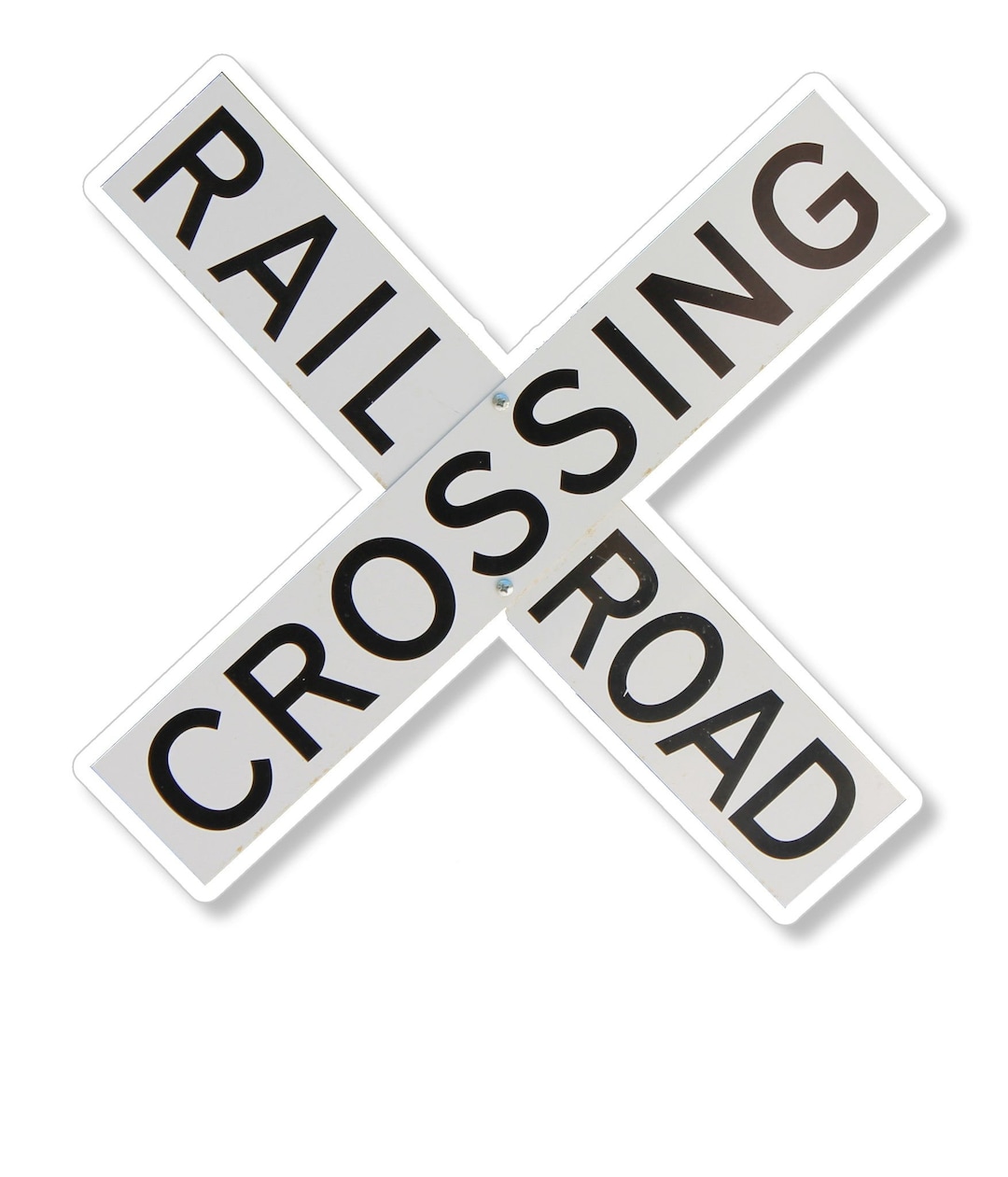 Railroad Crossing Sign Sticker Label for Car Truck Window Bumper Laptop ...