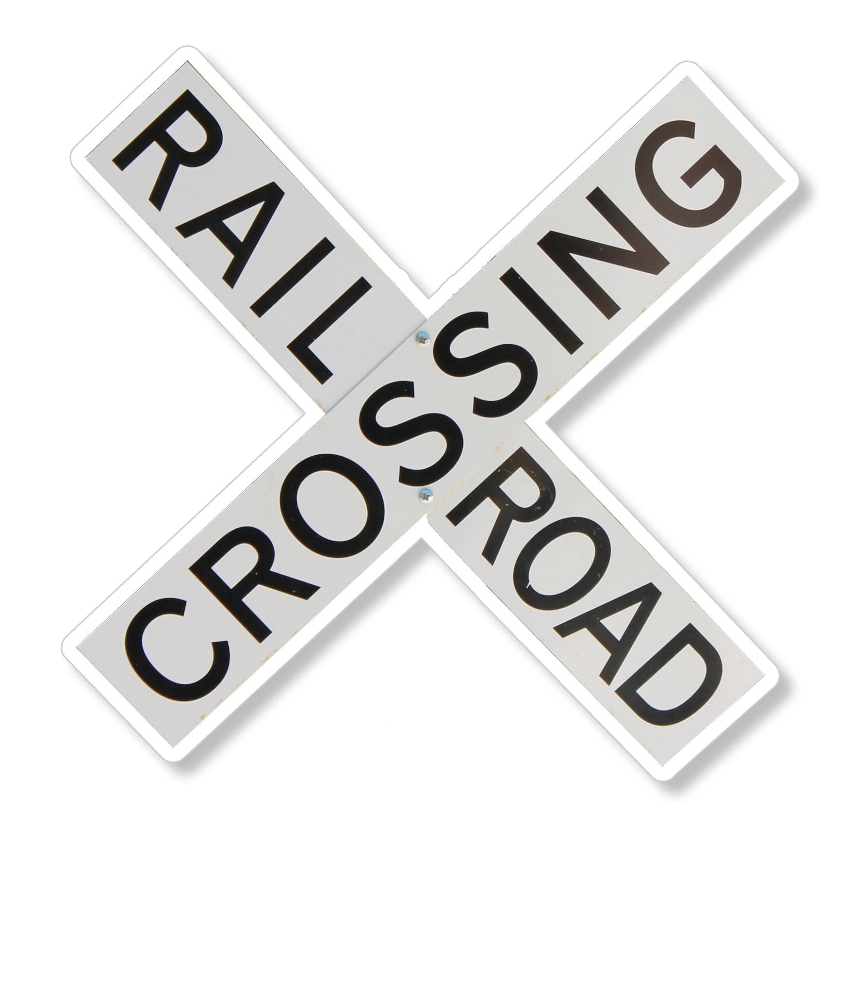 Railroad Crossing Sign Sticker Label for Car Truck Window Bumper Laptop ...