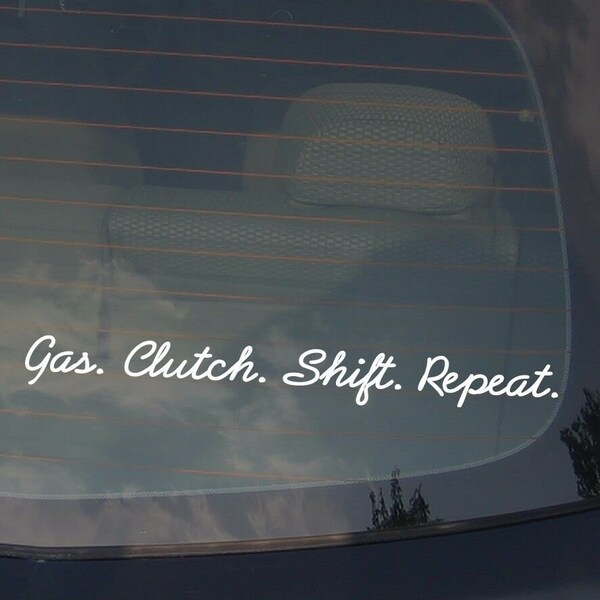 Clutch Decal Sticker - Etsy