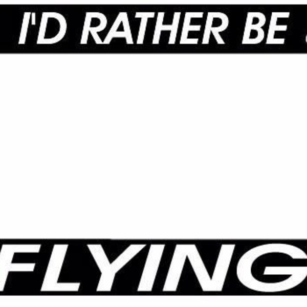 Flying License Plate Frame - Etsy
