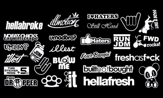 Hellaflush Sticker Bomb Kit