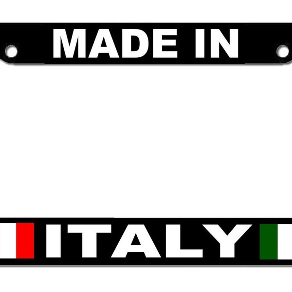 Italian License Plate Frames - Etsy