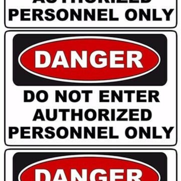 Do Not Enter Stickers - Etsy