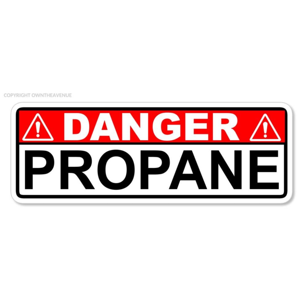 Danger Propane Sticker for Safety Warning Caution Hazard Sign Vinyl ...