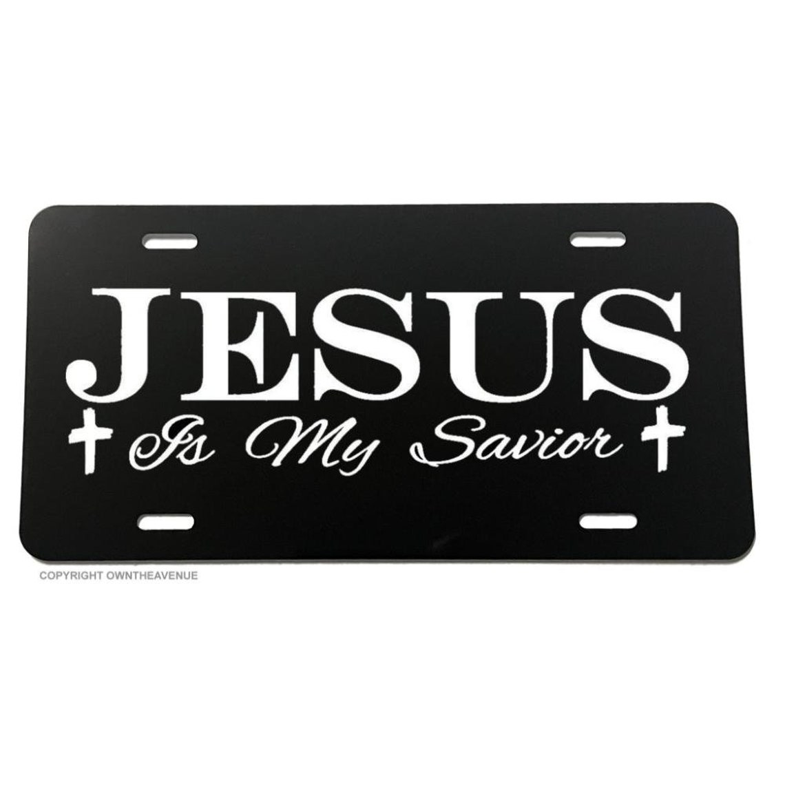 Jesus is My Savior Christian Cross Jesus Christ License Plate Cover - Etsy