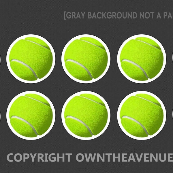 Tennis Ball Decal - Etsy