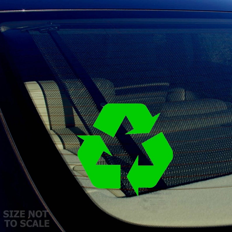Recycle Symbol Green 5 Inches Vinyl Decal Window Sticker - Etsy