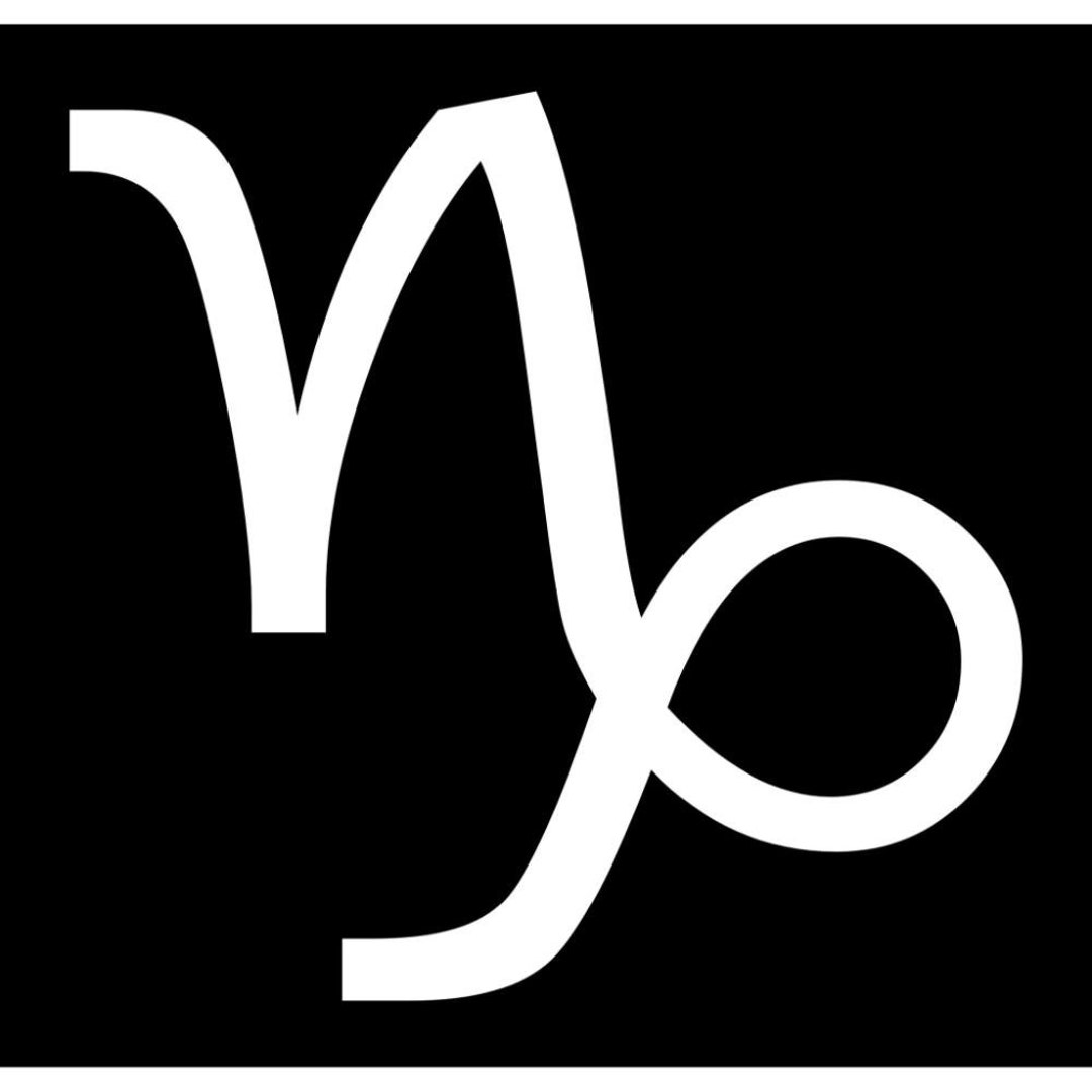 Capricorn Zodiac Sign Logo Sticker for Car Truck Bumper Laptop ...
