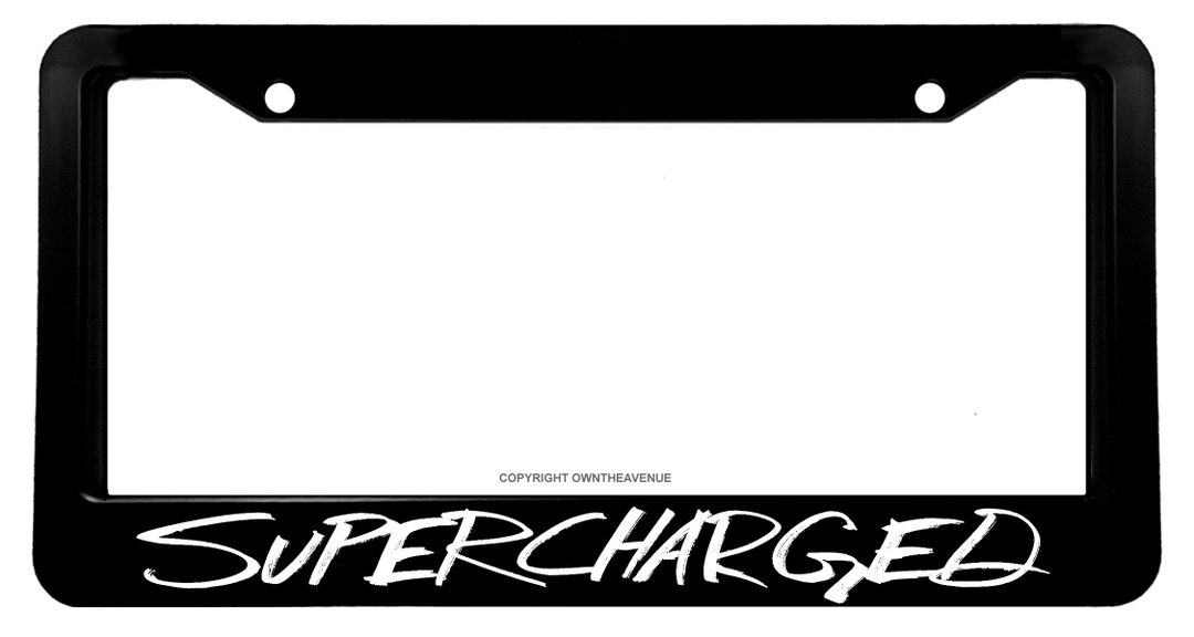 Supercharged Drifting Muscle Car JDM Racing Model-v01 License Plate ...