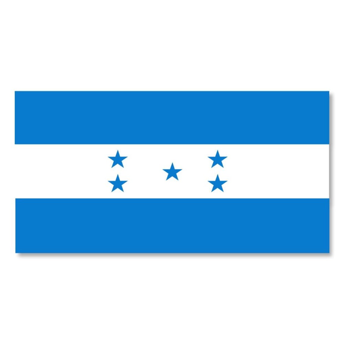 Honduras Flag Sticker for Car Truck Window Bumper Laptop Cooler Cup ...