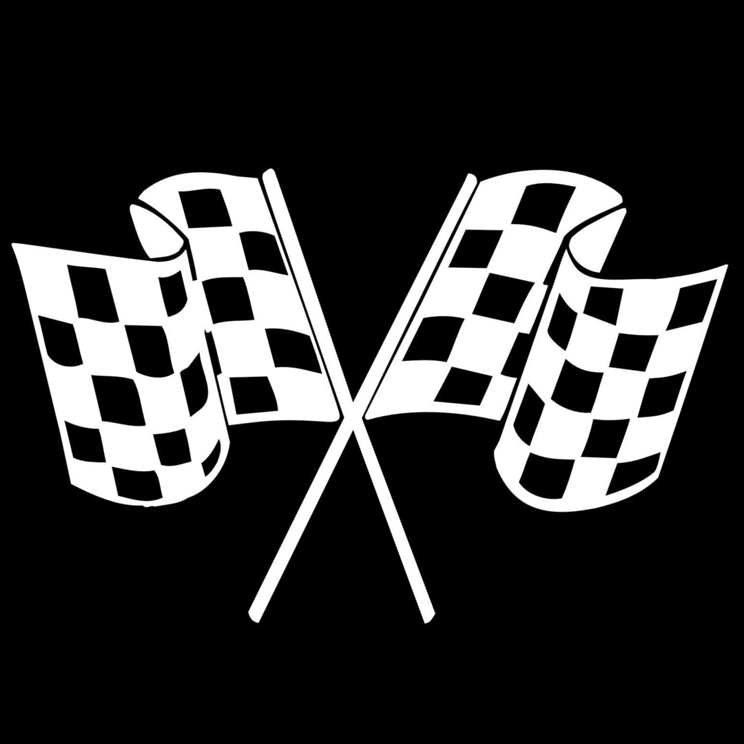 Checkered Racing Flag Vinyl Decal Sticker Finish Line Jdm - Etsy