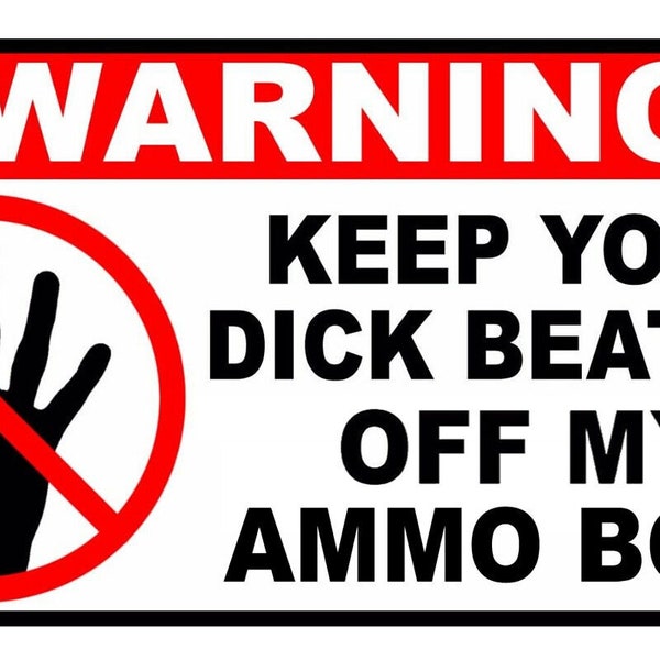 Funny Ammo Box Decal - Etsy