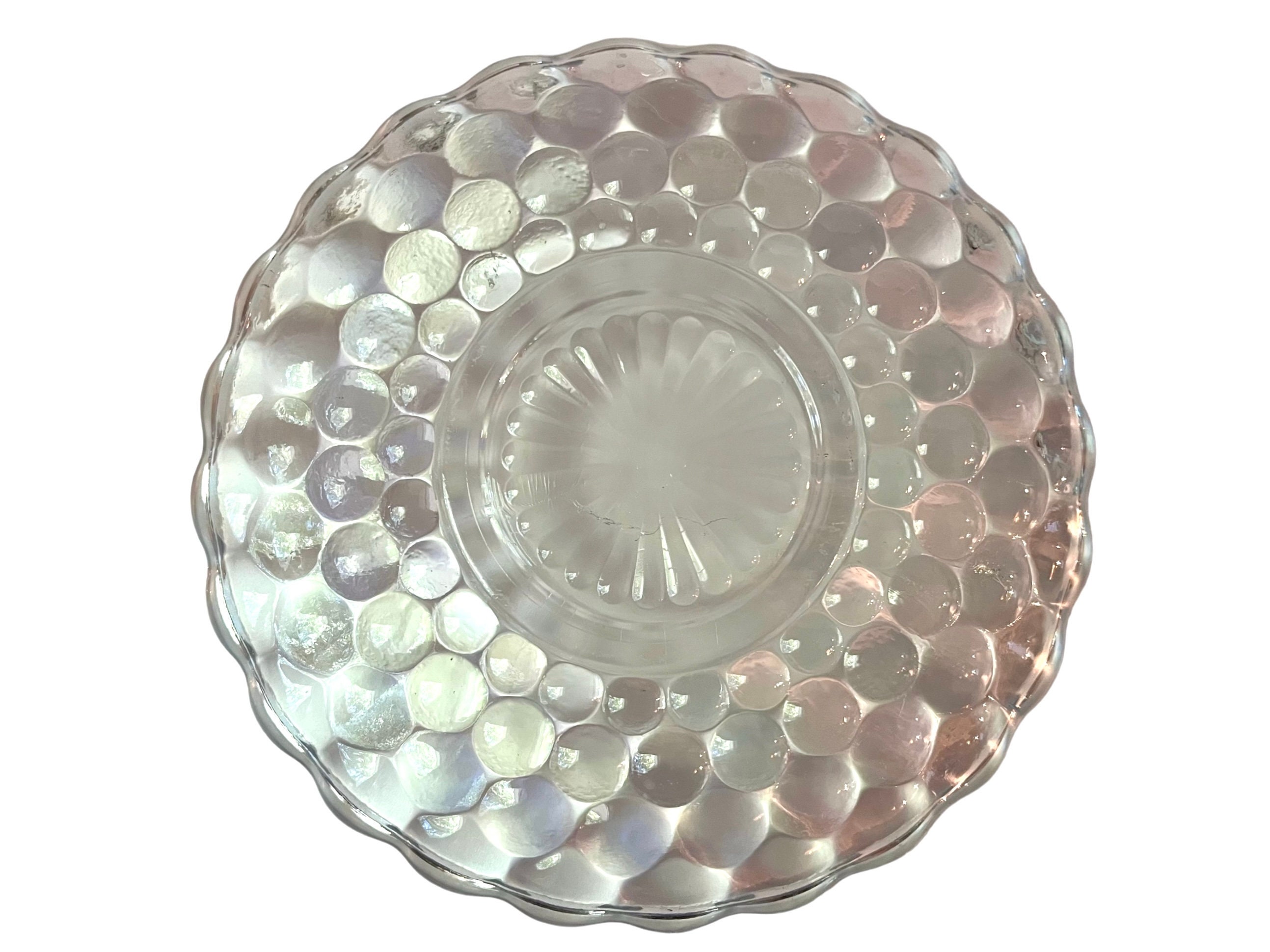 Anchor Hocking Bubble Plates - Etsy