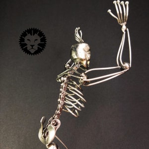 Reclaimed Bones: Recycled Metal Skeleton Sculpture - Etsy