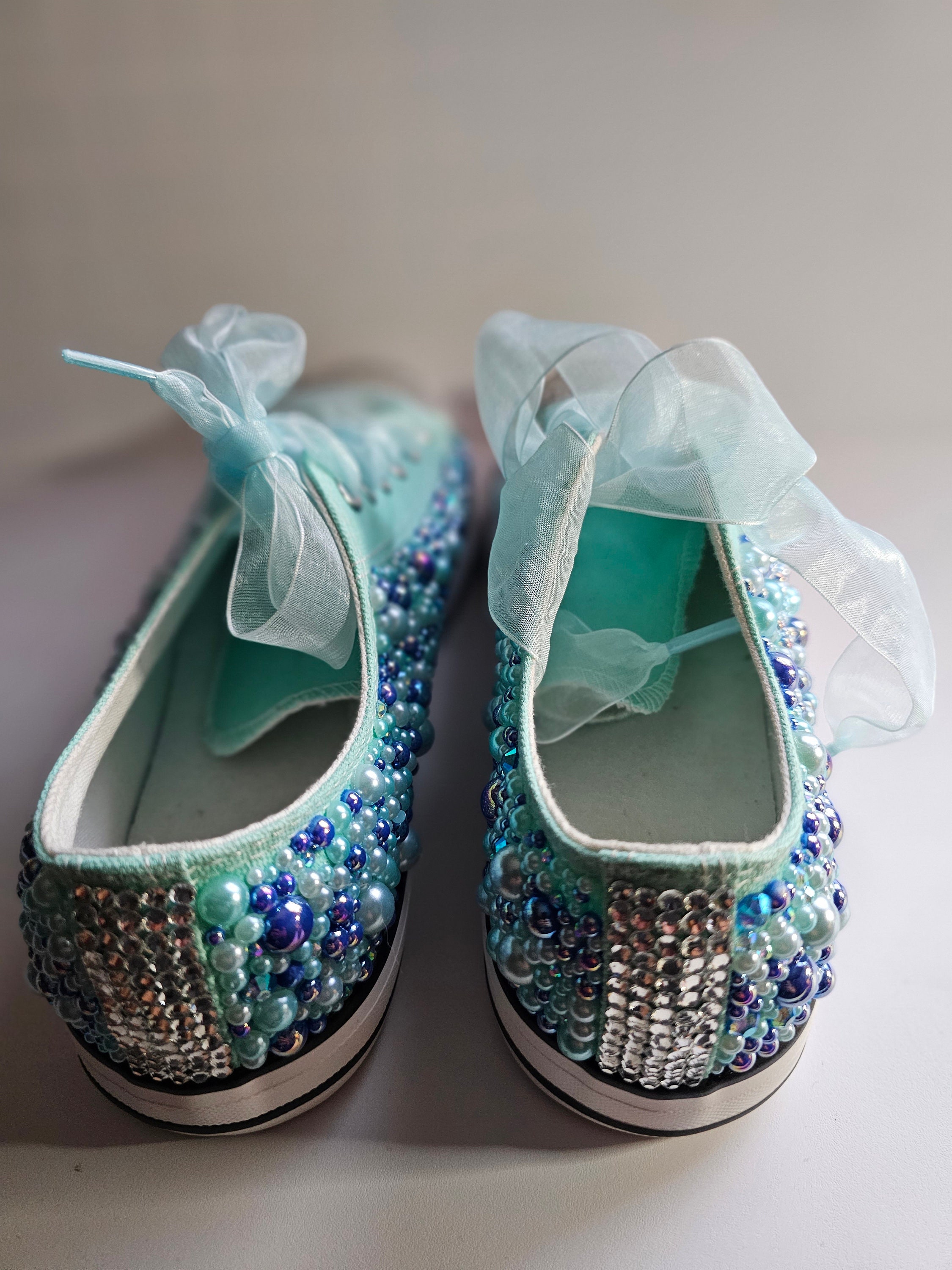 Rhinestone Tennis Shoes With Custom Colors This Listing is for Low Top ...