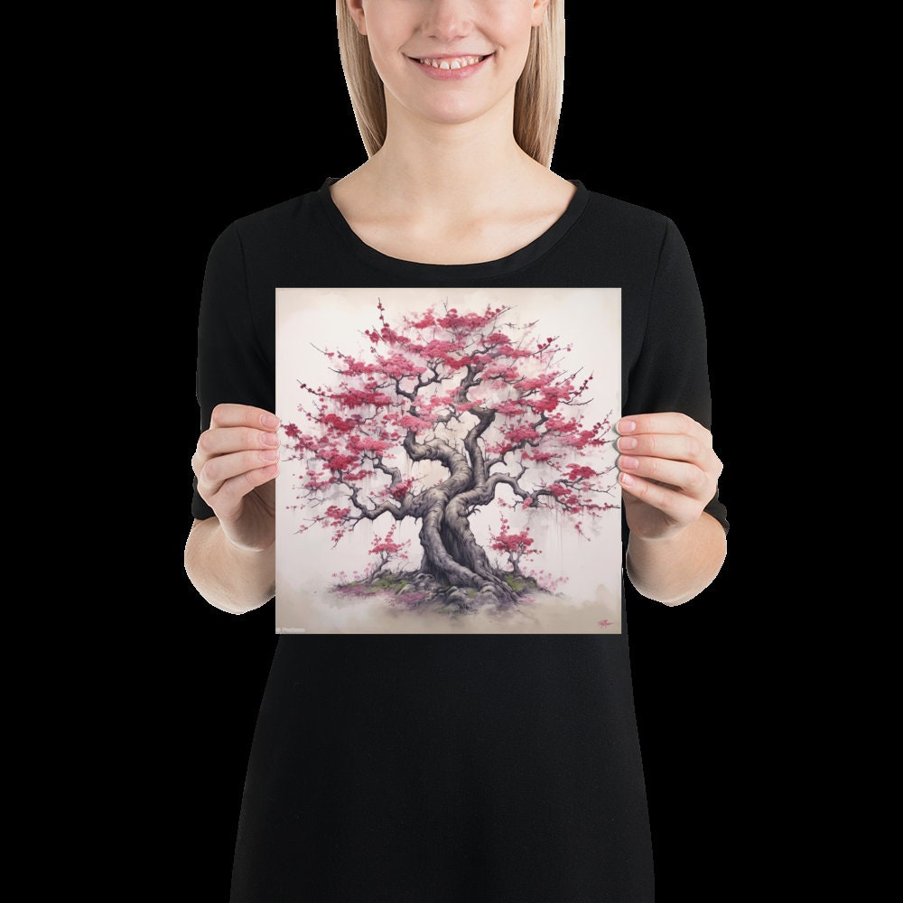 Twisted Cherry Tree Digital Print - Etsy