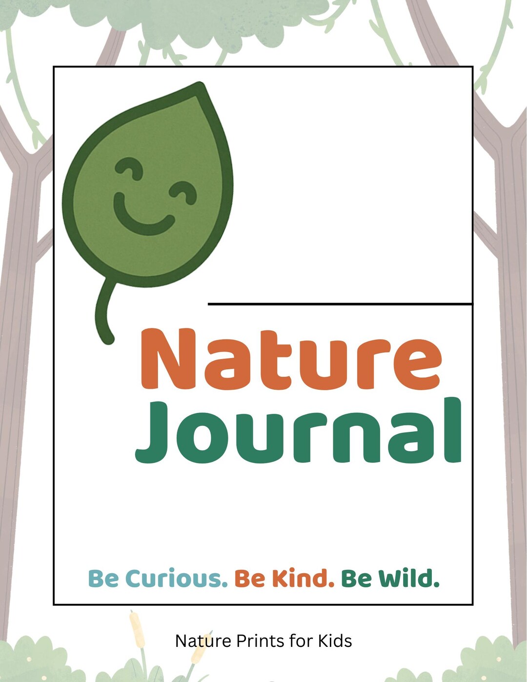 Nature Journal Digital Download for Kids Outdoor Activity Book ...