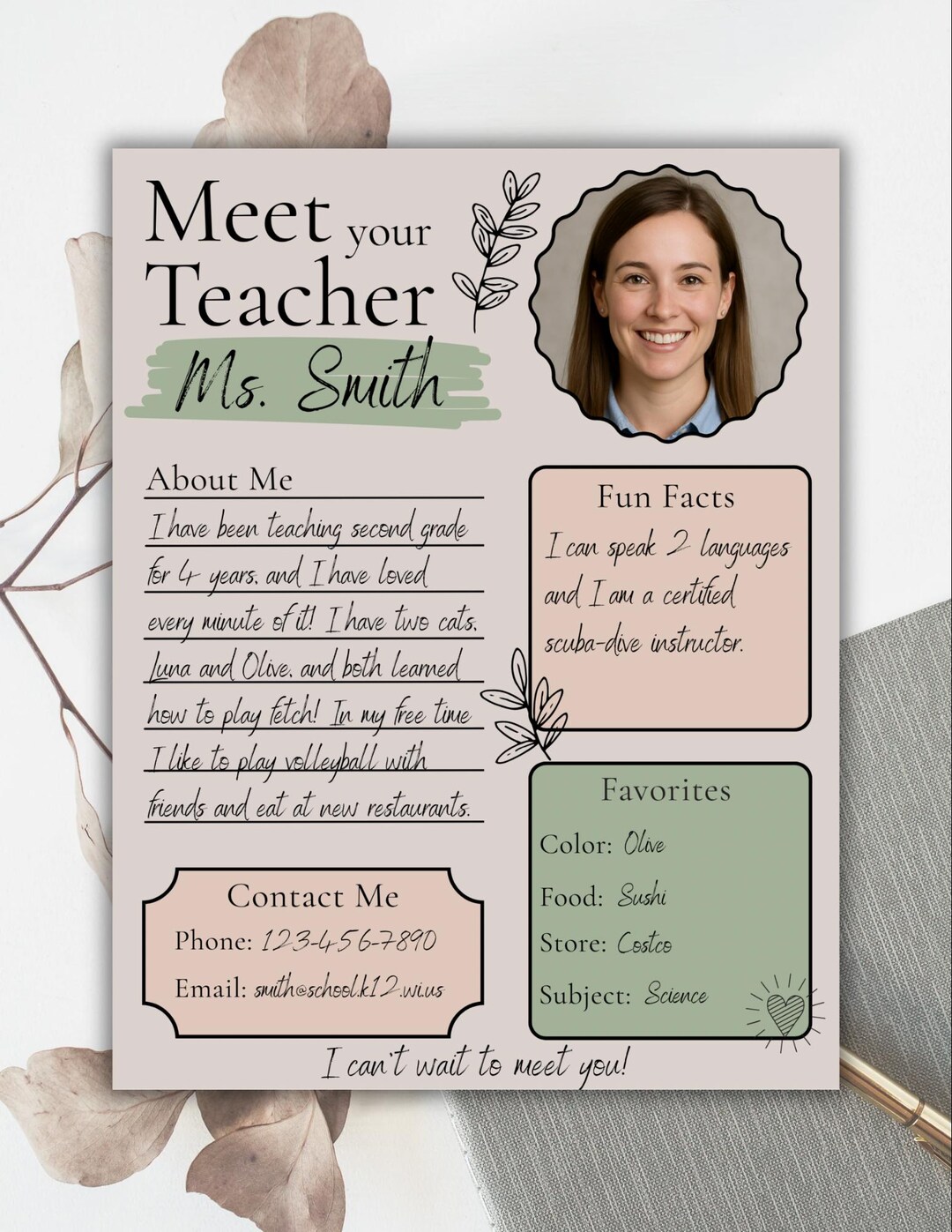 Welcome Letter to Parents, Meet the Educator, Get to Know Your Teacher ...