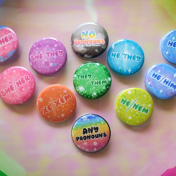 Pronouns - Etsy