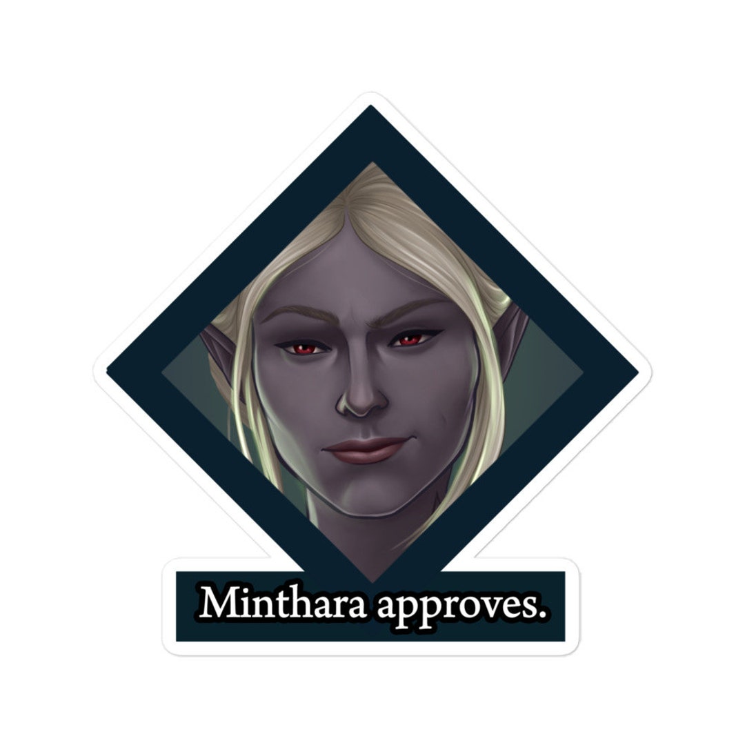 Minthara Approves of These Kiss-cut Stickers Baldur's Gate 3 BG3 - Etsy