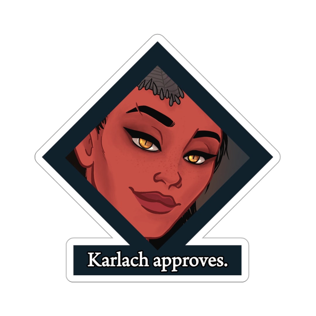 Karlach Approves of These Kiss-cut Stickers Baldur's Gate 3 Dungeons ...