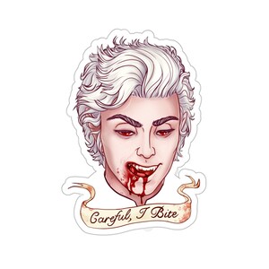 Astarion Careful, I Bite Kiss-cut Stickers Baldur’s Gate 3 Romance ...