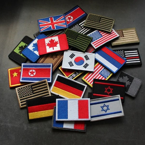 Velcro Patch Country Flag - Etsy