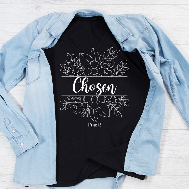 Chosen Digital Download, Chosen Svg, Chosen Pdf, Chosen Png, Faith Svg ...