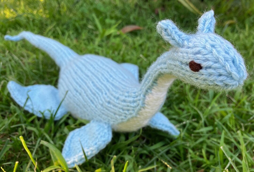 Loch Ness Monster (aka "nessie") Knit Plush Toy - Etsy
